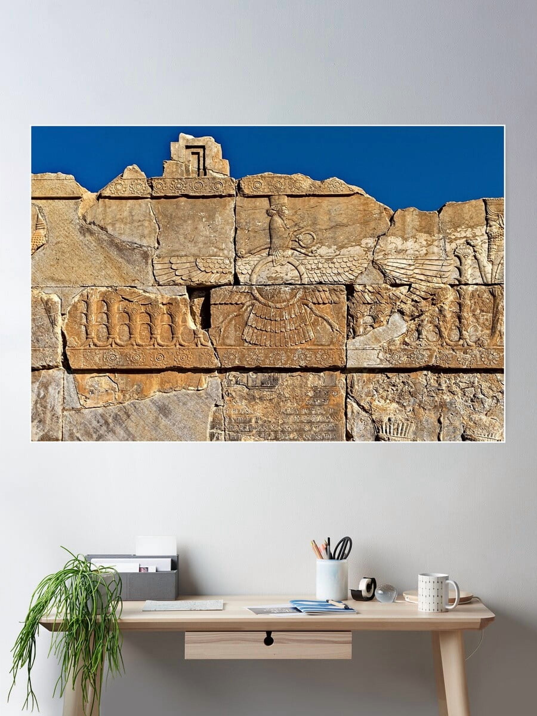 Kna Prints - 1 Pc Poster Zoroaster, Zoroastrian Religion Symbol ...