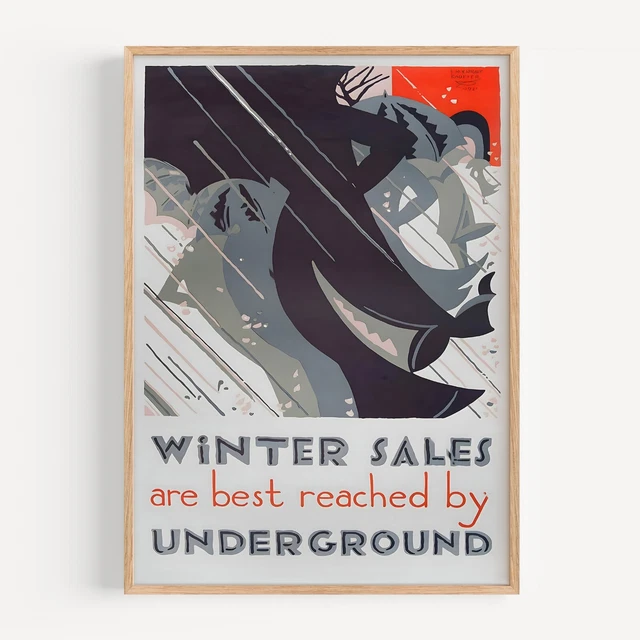 Kna Prints - 1 Pcs Poster 1921 Winter Sales Are Best Reached By ...