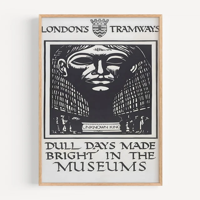 Kna Prints - 1 Pcs Poster 1922London_S Tramways Dull Days Made Bright ...