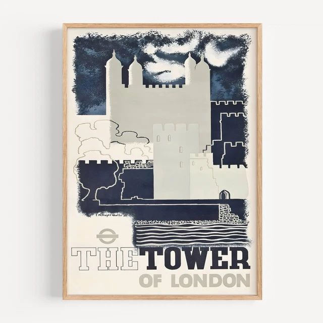 Kna Prints - 1 Pcs Poster 1936 The Tower Of London Edward Mcknight ...