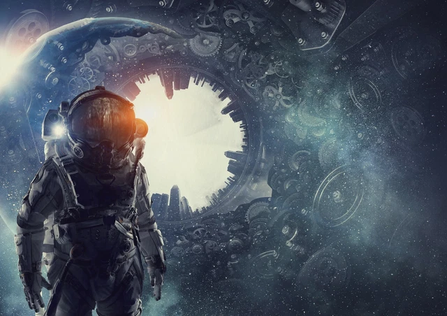 Kna Prints - 1 Pcs Poster Astronaut Space Abstract Science Poster Art ...