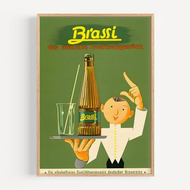 Kna Prints - 1 Pcs Poster Biassi - 1950 Vintage Wall Art Advertising ...