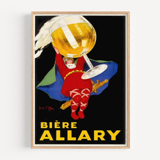 Kna Prints - 1 Pcs Poster Biere Allary - Jean Dylen - 1930 Vintage Wall ...