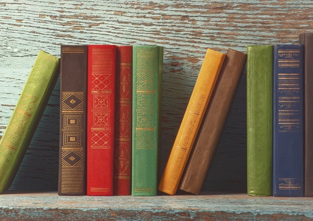 Kna Prints - 1 Pcs Poster Colourful Book Shelf Poster School Library ...