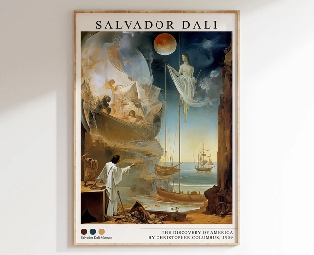 Kna Prints - 1 Pcs Poster Dali Print, Salvador Dali, Surreal Painting ...