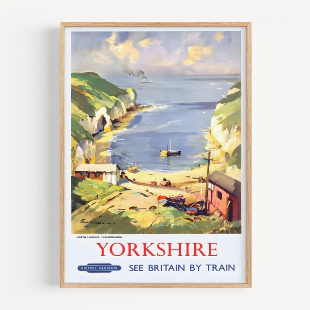 Kna Prints - 1 Pcs Poster Edward Wesson Yorkshire British Railways ...