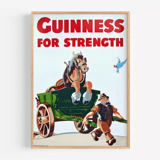 Kna Prints - 1 Pcs Poster Guinness - Guinnes For Strength - 1949 Food ...