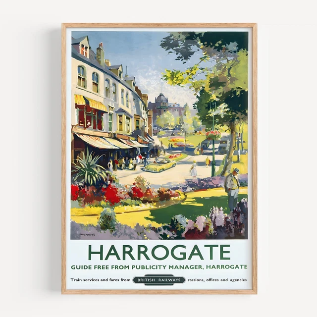 Kna Prints - 1 Pcs Poster Jack Merriott Harrogate British Railways ...