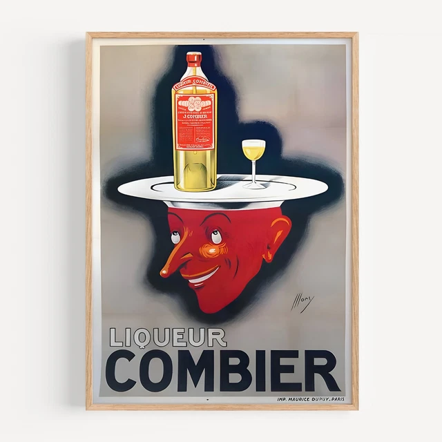 Kna Prints - 1 Pcs Poster Liqueur Combier - 1930 Food & Beverage ...