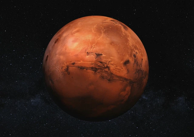 Kna Prints - 1 Pcs Poster Mars Red Planet Outer Space Poster Artwork ...
