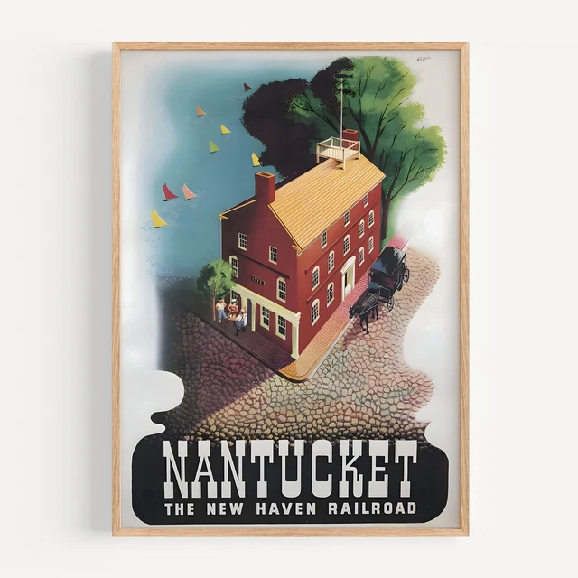 Kna Prints - 1 Pcs Poster Nantucket The New Haven Railroad 1772 ...