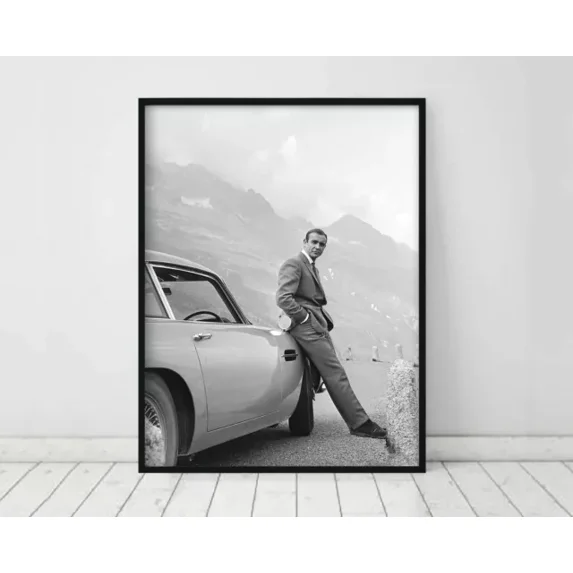 Kna Prints - 1 Pcs Poster Sean Connery James Bond Vintage Retro ...
