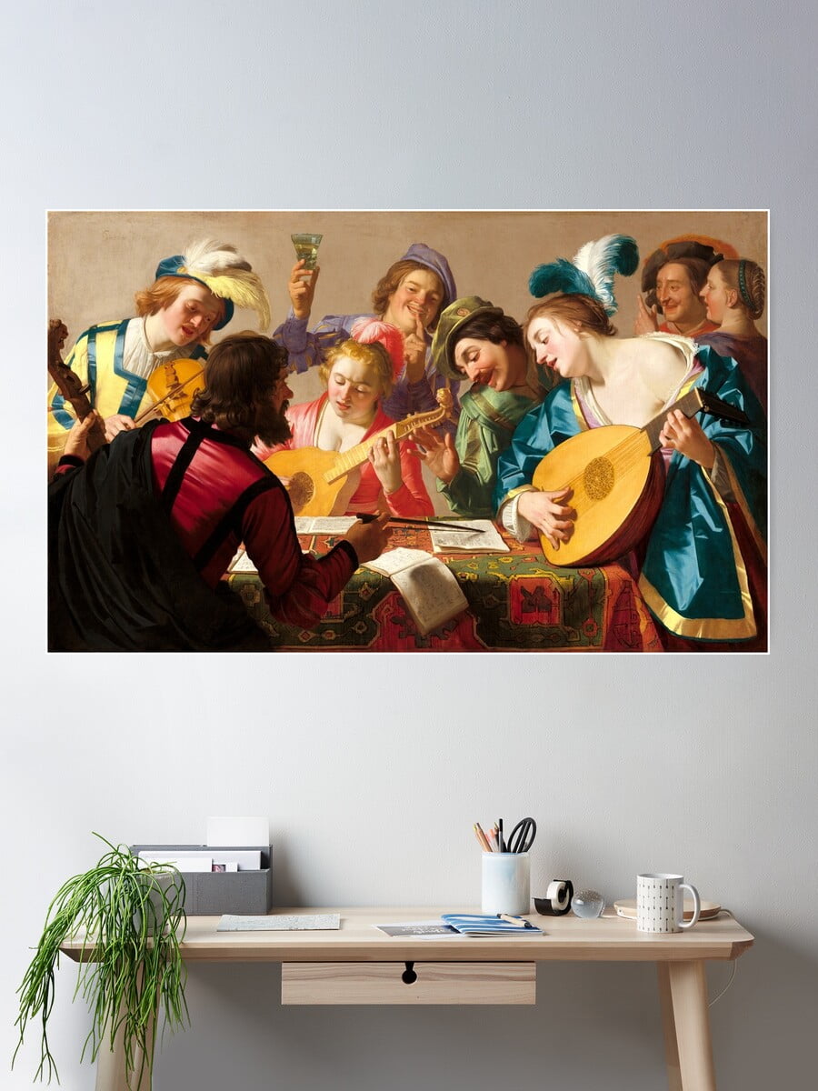 Kna Prints - 1592-1656. Oil On Canvas (1623. Poster, UNFRAMED-8x12 ...