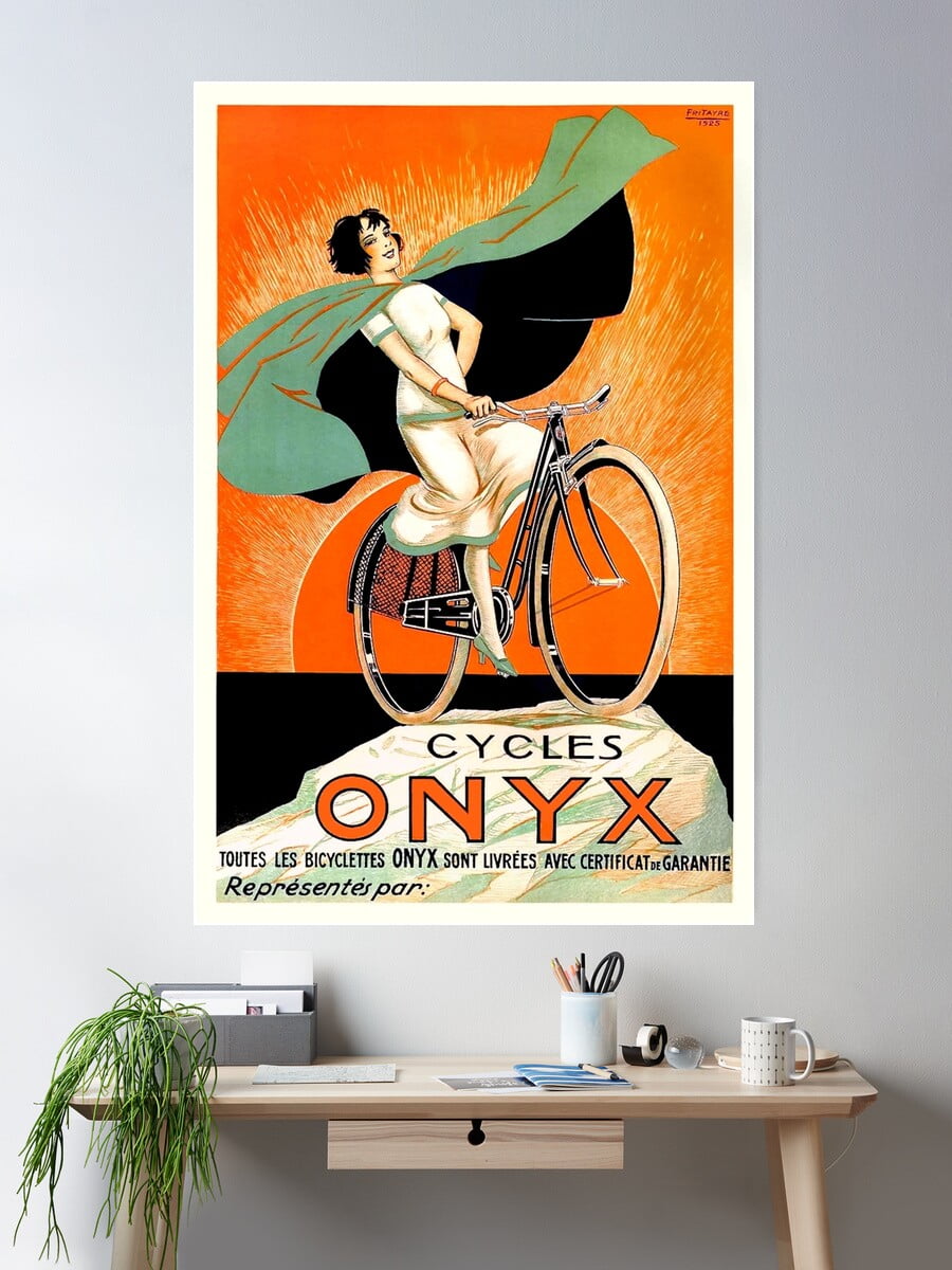 Kna Prints - 1925 Onyx Cycles French Advertising Poster Poster ...