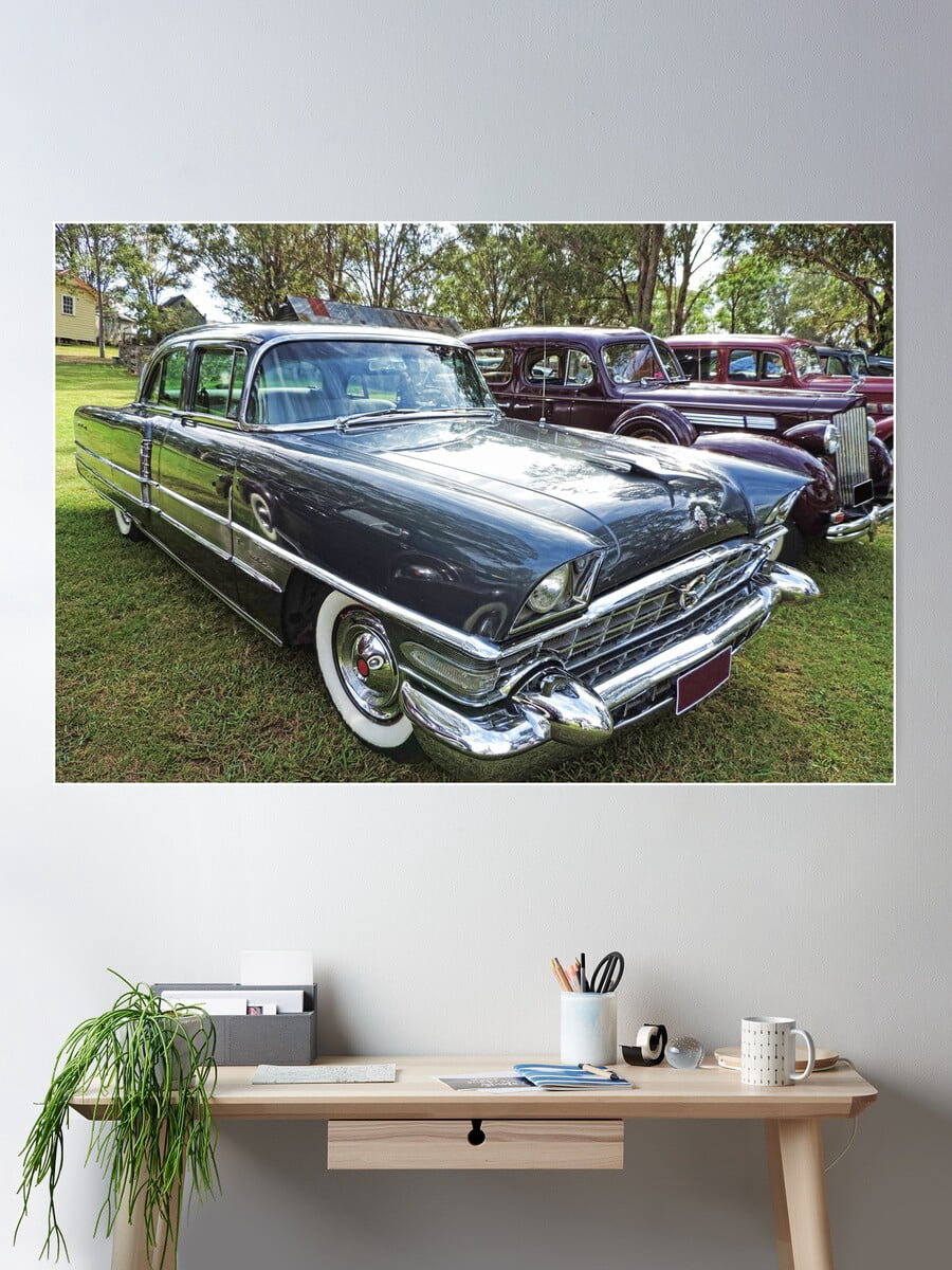 Kna Prints - 1956 Packard Patrician - Grey #3 Poster Wall Art, Modern ...
