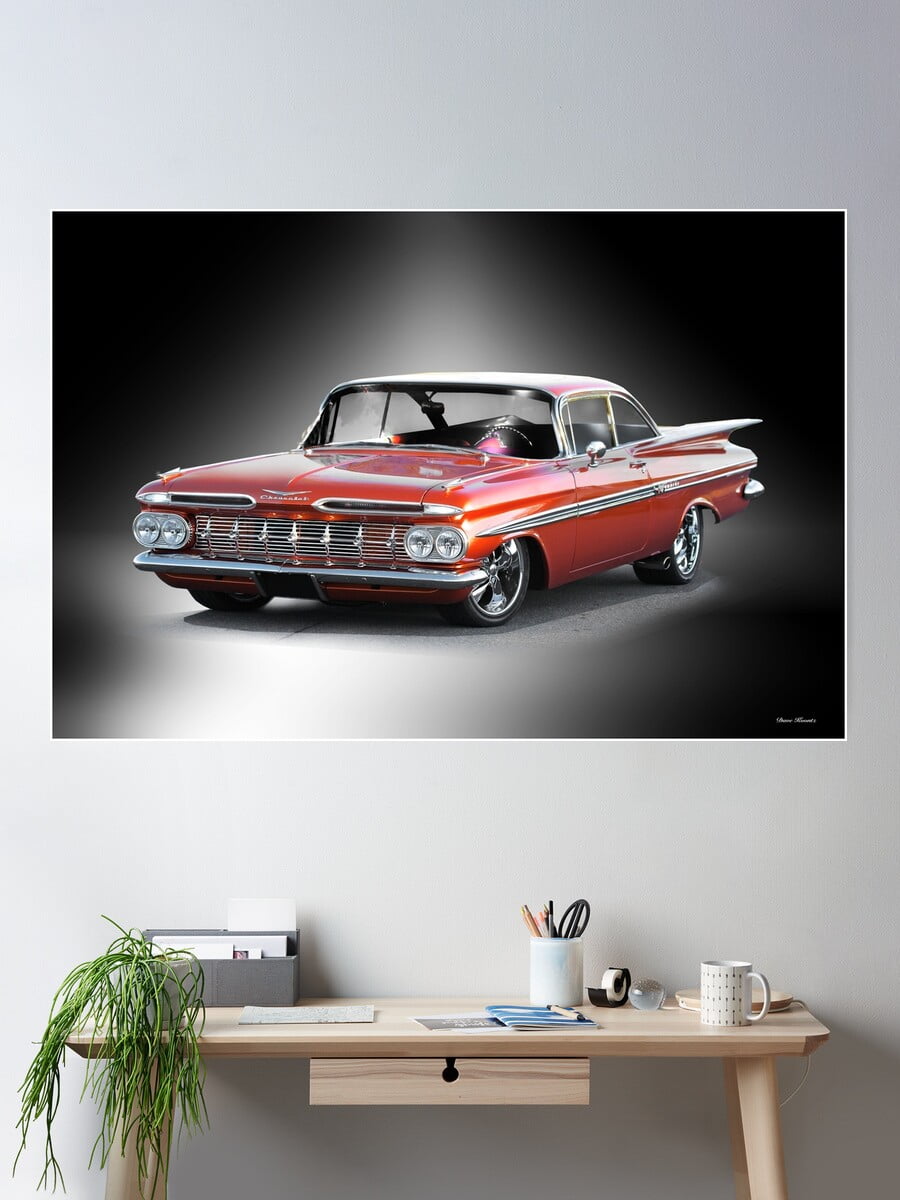 Kna Prints - 1959 Chevrolet Impala Poster , UNFRAMED-12x18 - Walmart.com