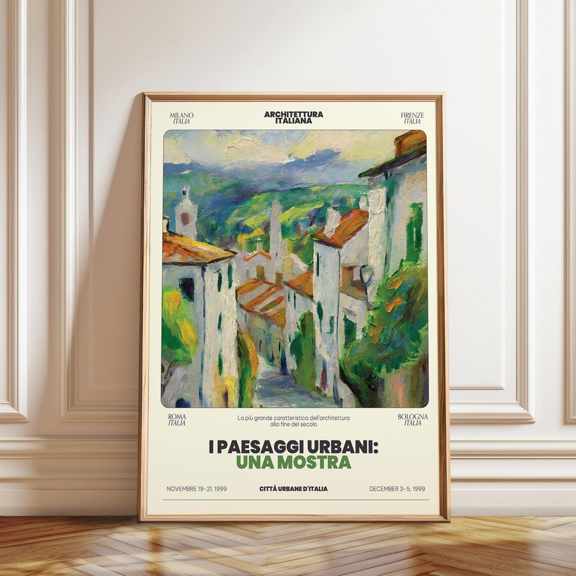 Kna Prints - 1999 Italian Urban Landscape Exhibition Wall Art ...