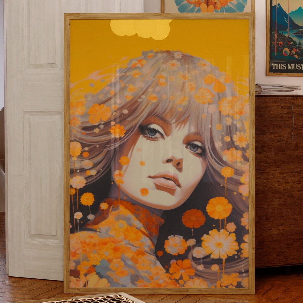 Kna Prints - 70S Home Decor, 70S Poster, Retro Home Decor, Hippie ...
