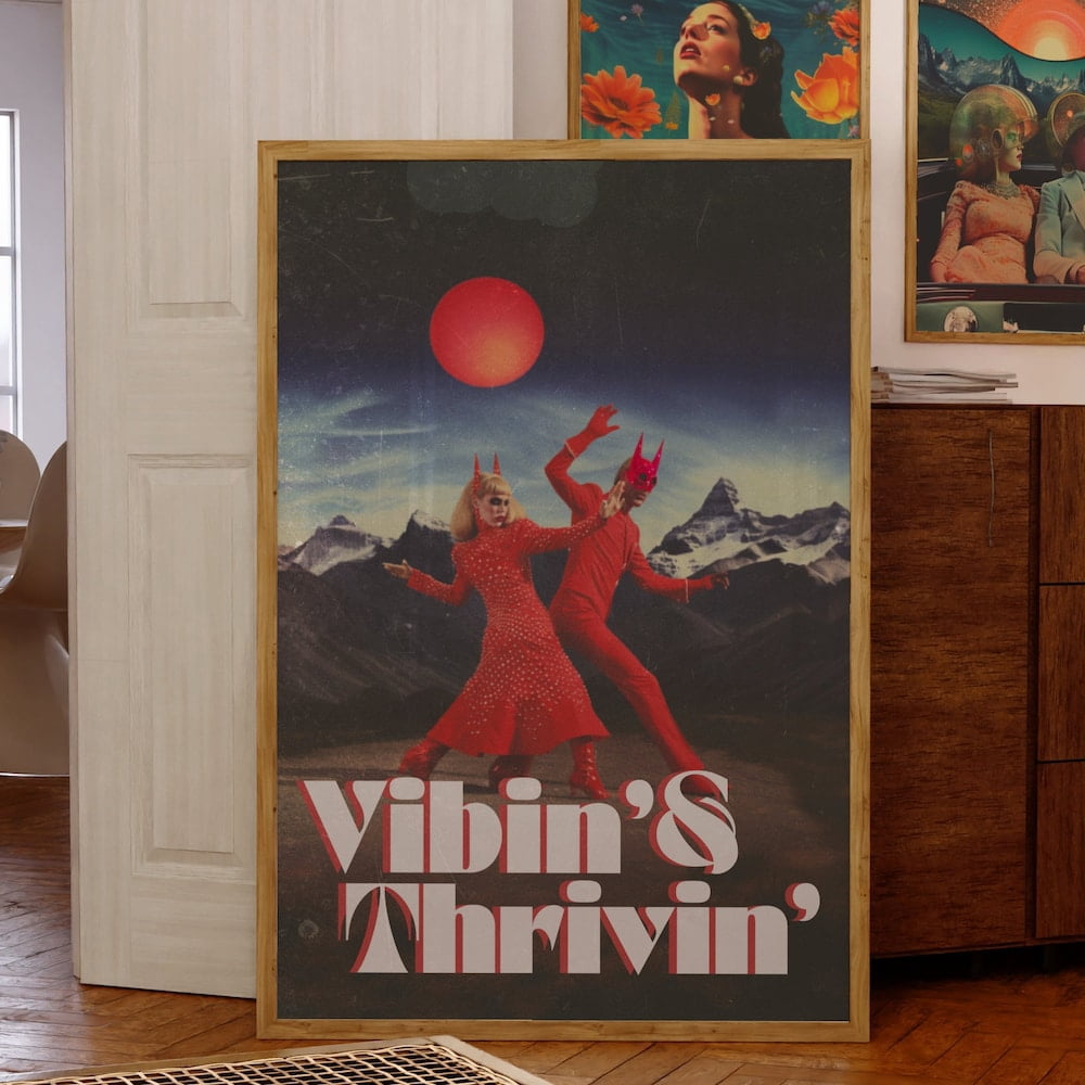 Kna Prints - 70S Poster, 70S Decor, Psychedelic Poster, 70S Retro ...