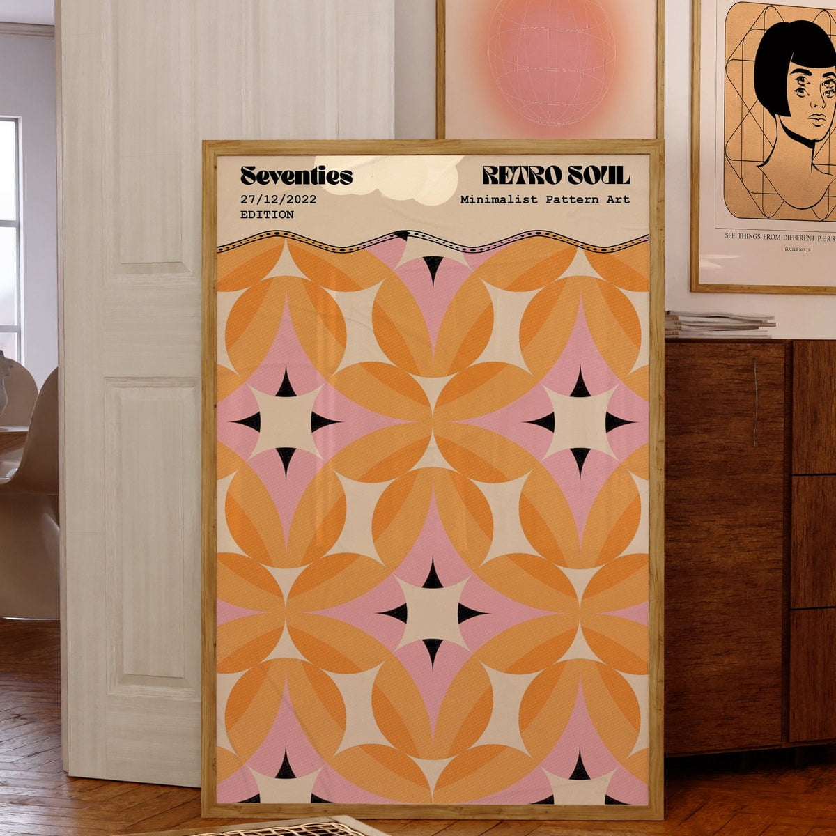 Kna Prints - 70S Retro Poster, Y2K Digital Print, 70S Psychedelic, Funky Wall Decor, Aesthetic ...