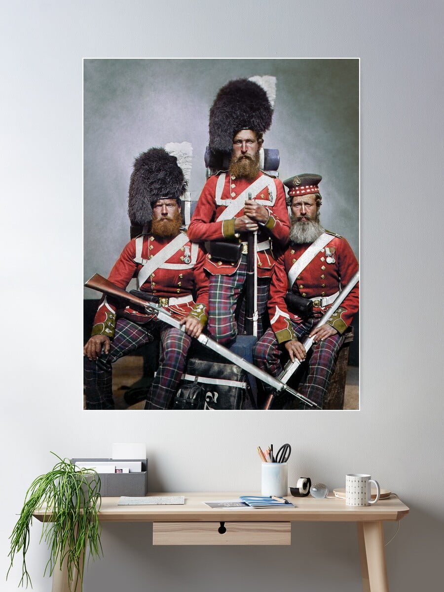 Kna Prints - 72 Highlanders, Crimean War, 1850S. Poster Wall Art ...