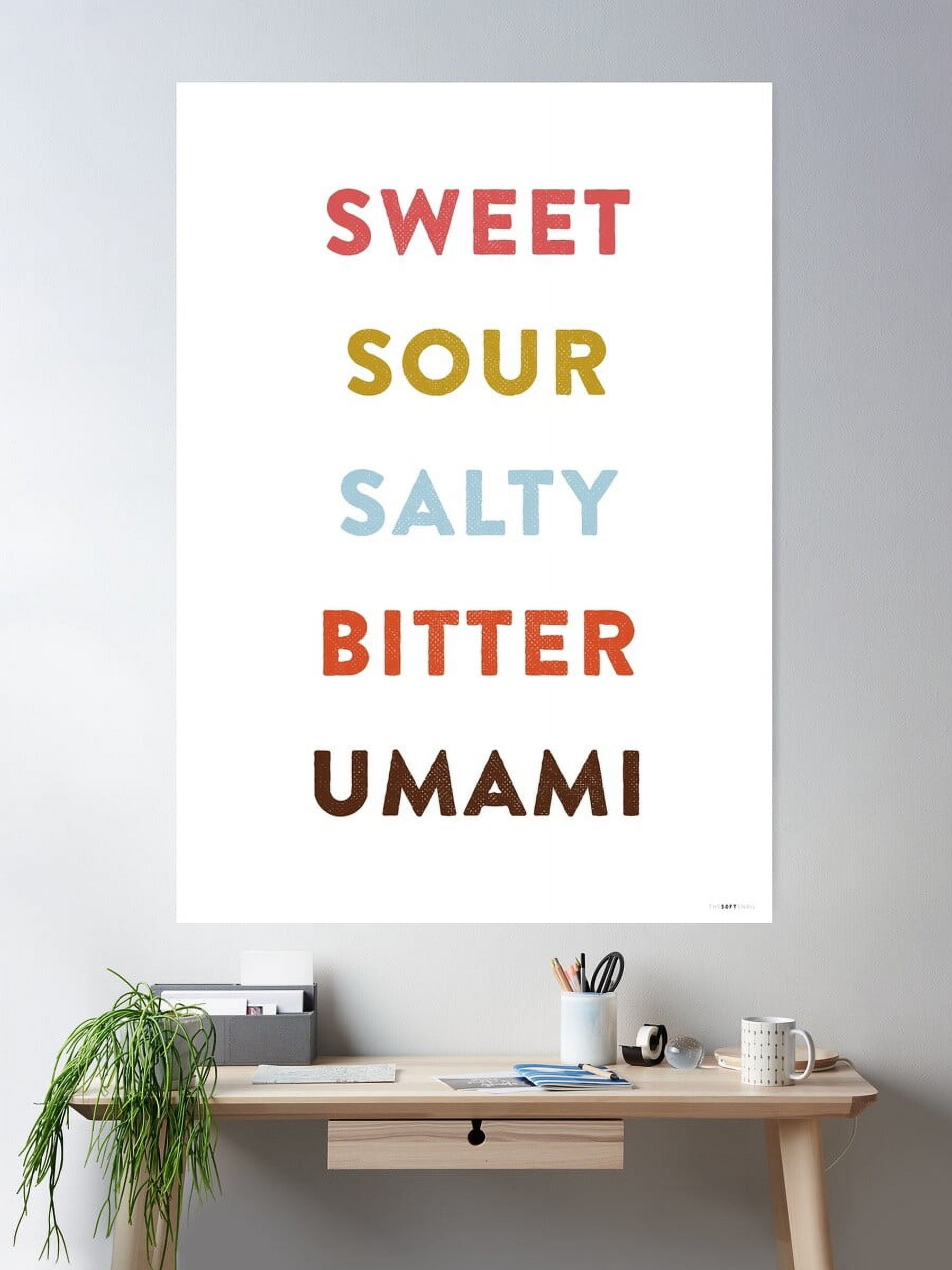 Kna Prints - A Tasteful Kitchen Art Print, Food Typography Featuring ...