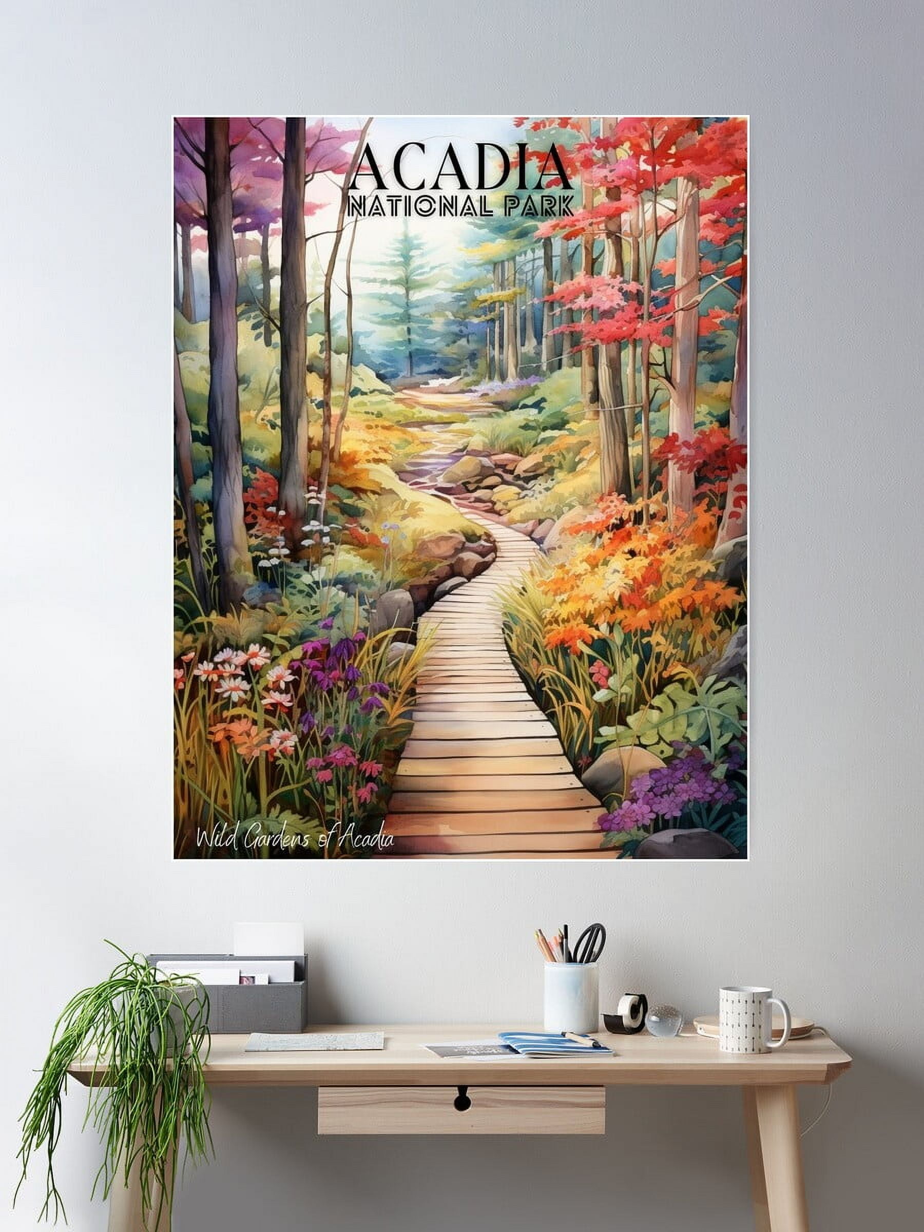 Kna Prints - Acadia National Park, Wild Gardens Of Acadia Poster ...