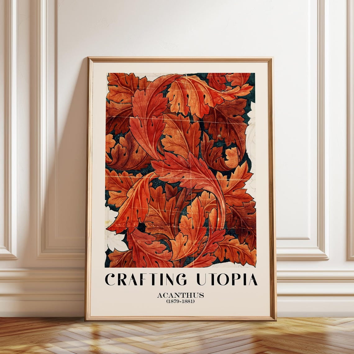 Kna Prints - Acanthus Leaf - Victorian Botanical Floral Wall Art ...