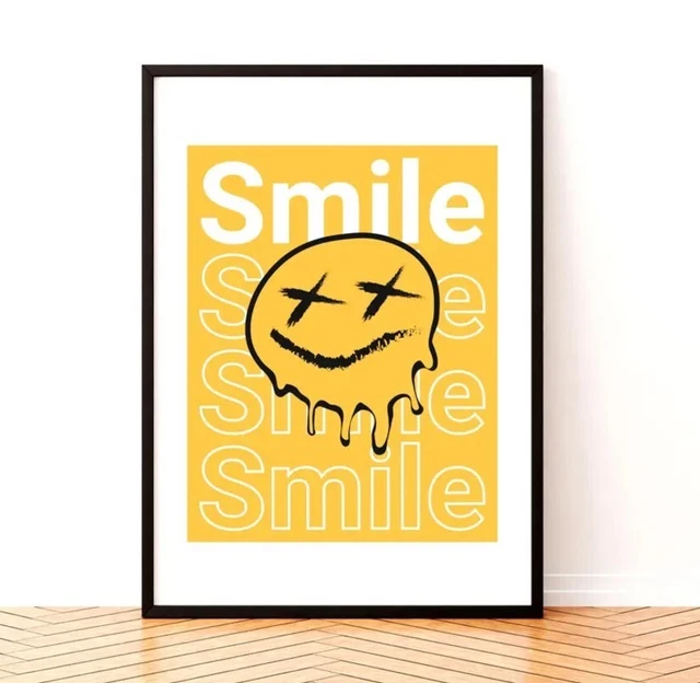 Kna Prints - Acid House 90'S Rave Inspired Poster | Ecstasy | Mushrooms ...