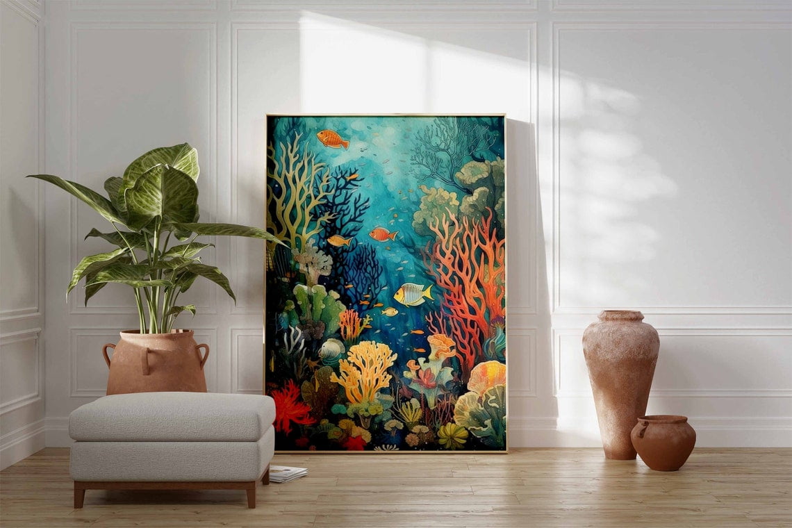 Kna Prints - Adolphe Millot Marine Life Print, Ernst Haeckel Ocean Art ...