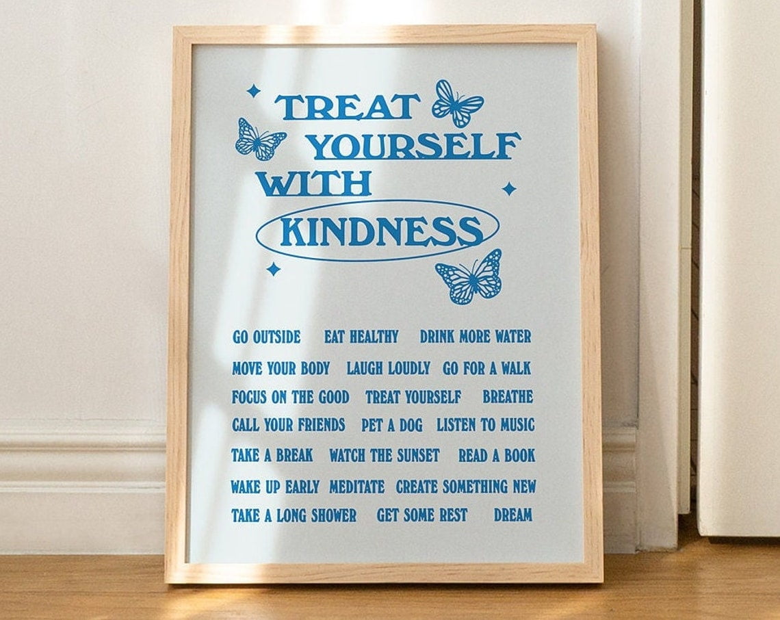 Kna Prints - Affirmations Wall Print, Aesthetic Art, Positive ...