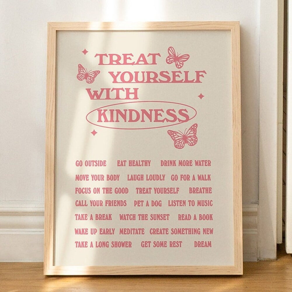 Kna Prints - Affirmations Wall Print, Aesthetic Poster, Positive ...