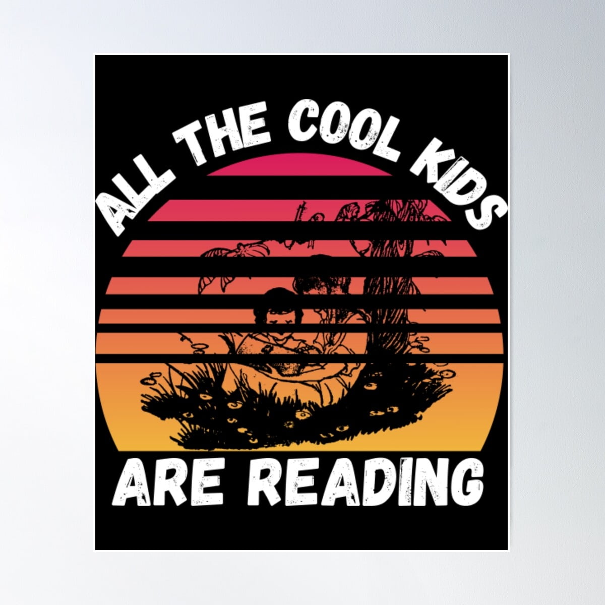 Kna Prints - All The Cool Kids Are Reading T-Shirtcool Kids Read Poster ...