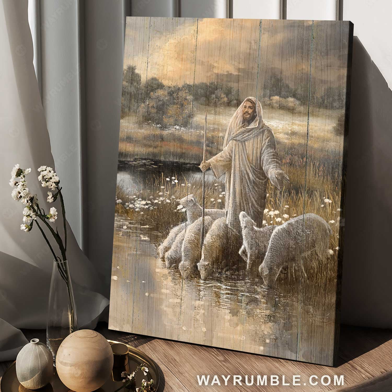 Kna Prints - Amazing Jesus Artwork, Lamb Farm, Stunning Lake Drawing ...