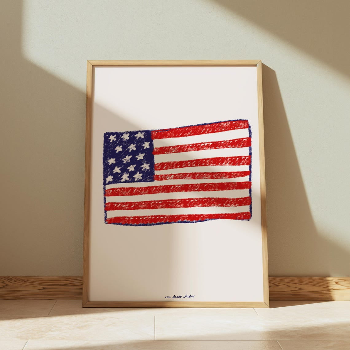 Kna Prints - American Flag Print , Star & Strips Flag, July 4Th Flag ...