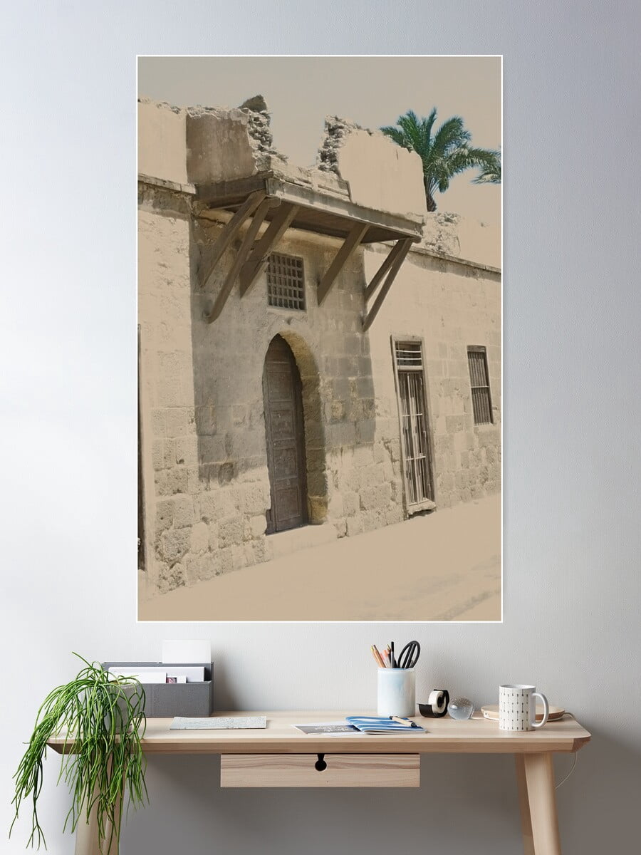 Kna Prints - Ancient Egyptian Collapsed Parapet Balcony Poster Wall Art ...