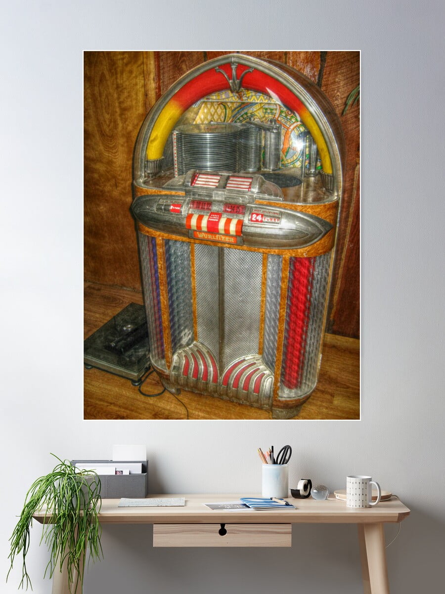 Kna Prints - Antique Jukebox Poster, UNFRAMED-12x18 - Walmart.com