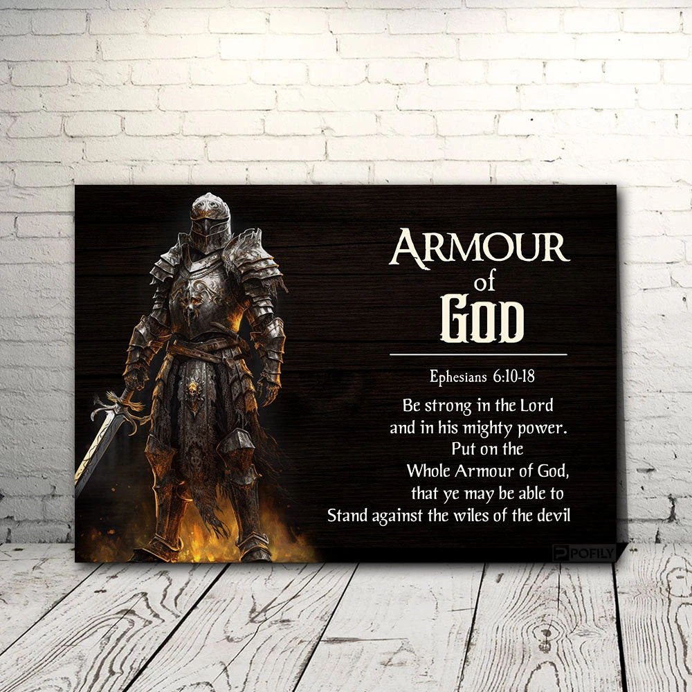 Kna Prints - Armour Of God, Warrior Of God, The Lord Will Fight For You ...