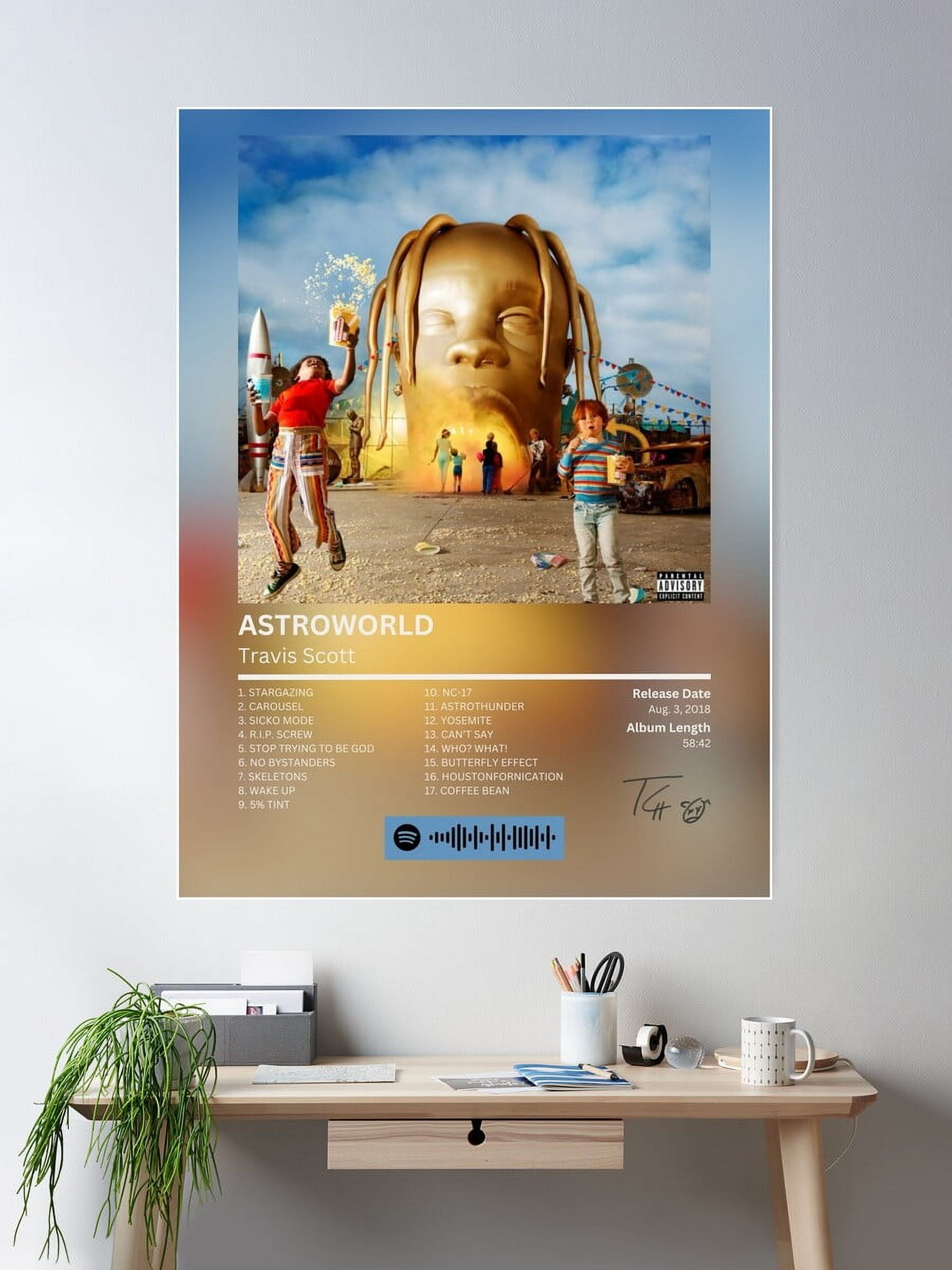Kna Prints - Astroworld Album Cover Poster , UNFRAMED-12x18 - Walmart.com