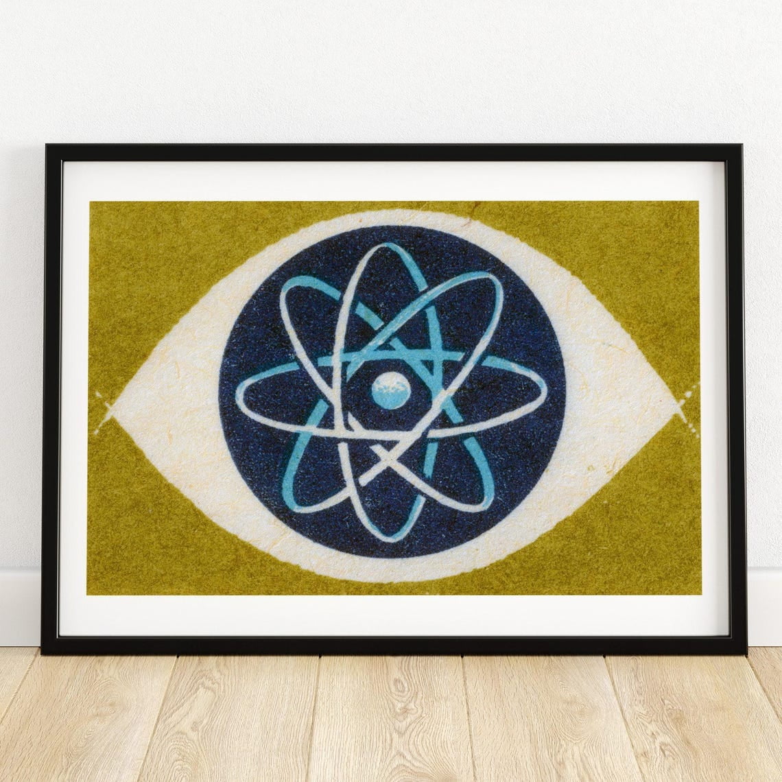 Kna Prints - Atomic Energy - Matchbox Print - Czech Wall Art - Vintage ...