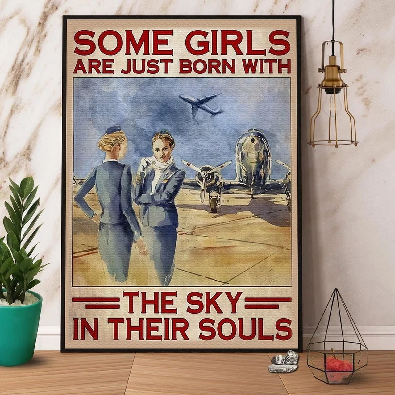 Kna Prints - Attendant Flight Some Girls Are Just Born With The Sky In ...