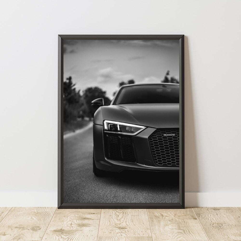 Kna Prints - Audi R8 Poster, Audi R8 Print, Audi R8 Wall Art, Iconic ...