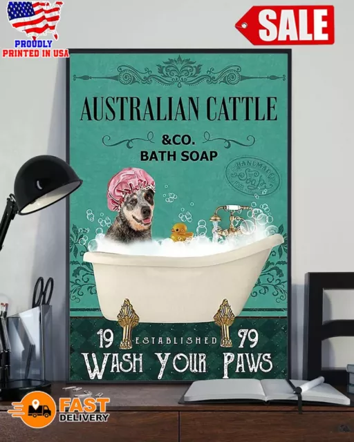 Kna Prints - Australian Cattle And Co Bath Soap Wash Your Paw Dog ...