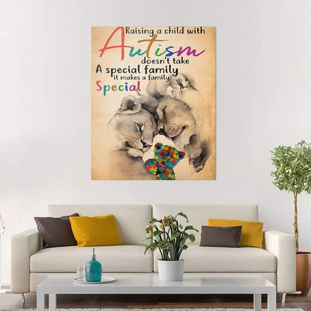Kna Prints - Autism Poster - Raising A Child With Autism_3771 For Home ...
