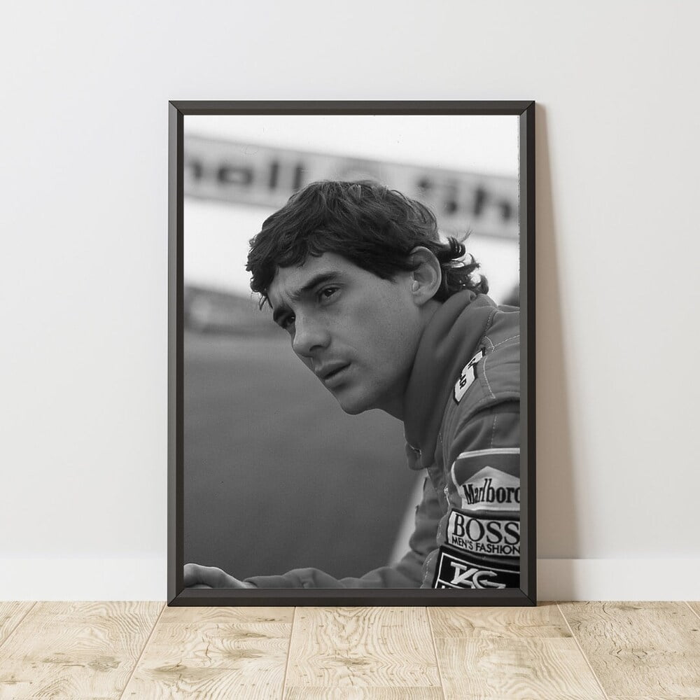 Kna Prints - Ayrton Senna Poster, Ayrton Senna Print, Ayrton Senna Wall ...