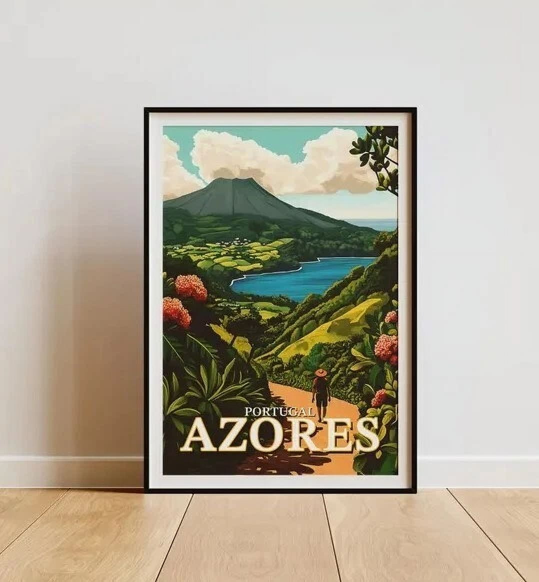 Kna Prints - Azores - Retro Travel Posters On The Theme Of The Azores ...