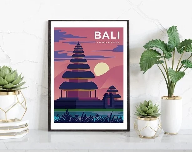 Kna Prints - Bali Wall Poster - Bali, Bali Poster, Wedding Gift ...
