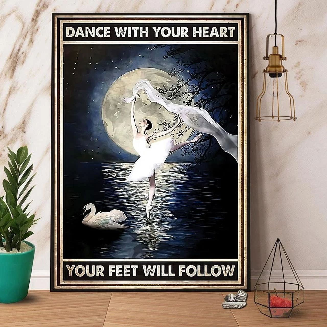Kna Prints - Ballet Dance With Your Heart Paper Posterll Wall Art Print ...