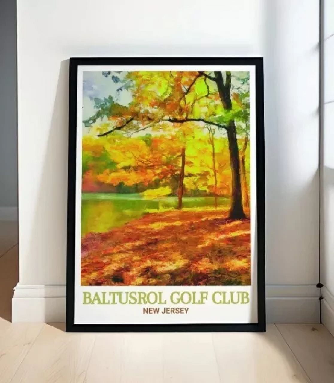 Kna Prints - Baltusrol Golf Club Travel Print - Watchung Reservation ...