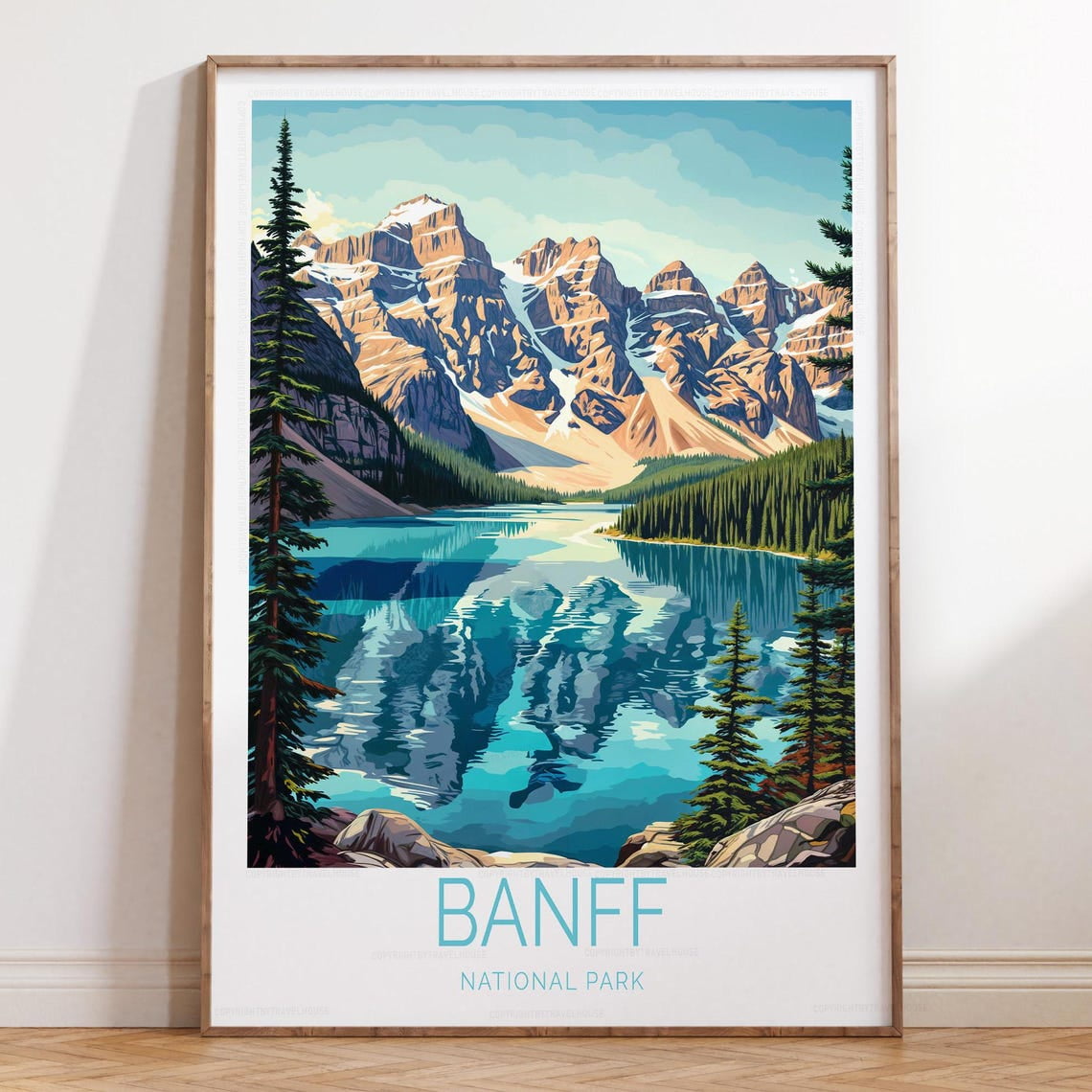 Kna Prints - Banff National Park Travel Print, Banff Wall Art Print ...